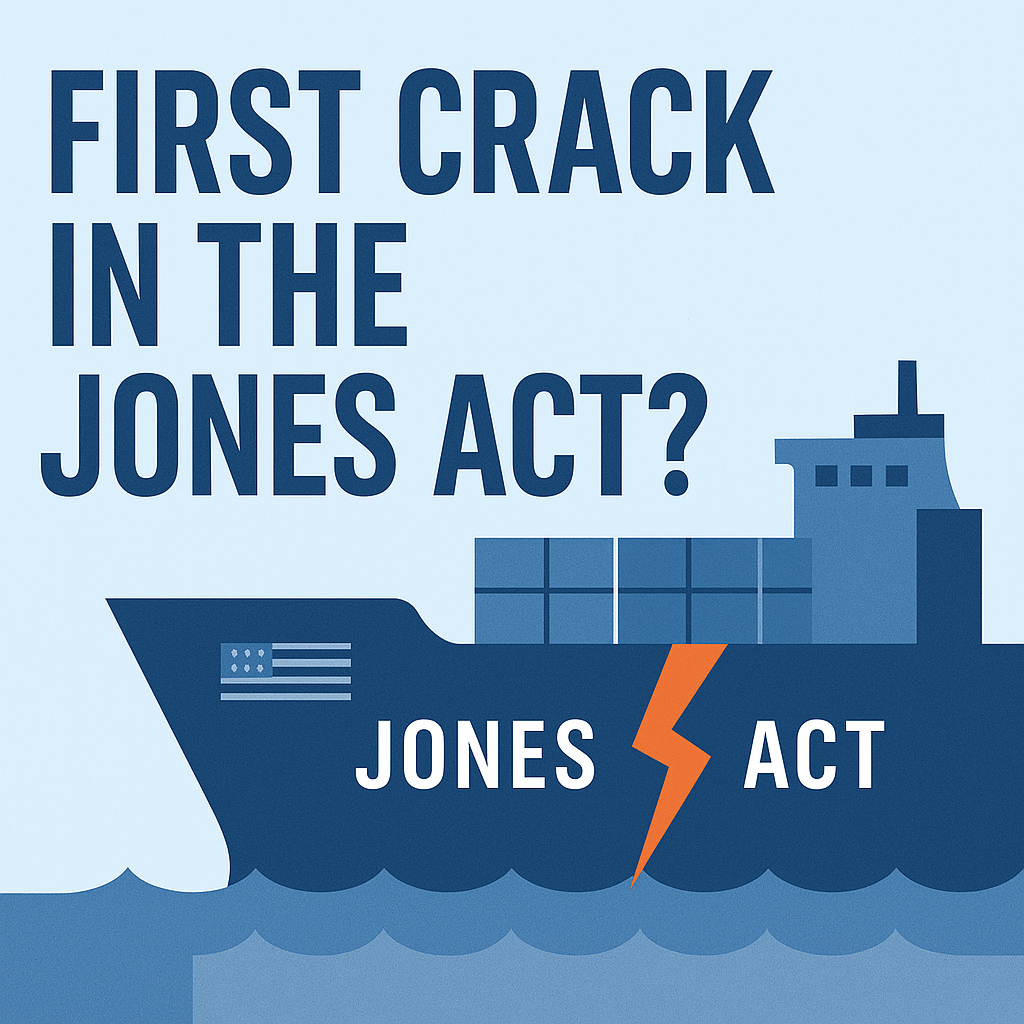 First crack in the Jones Act? | ProvisionAI